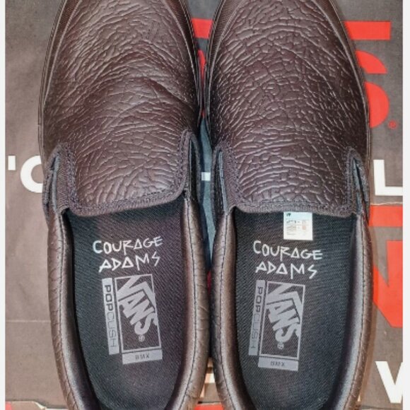 Vans | Shoes | Vans Courage Adams Mens 7womens 85 Bmx Slipon Black ...